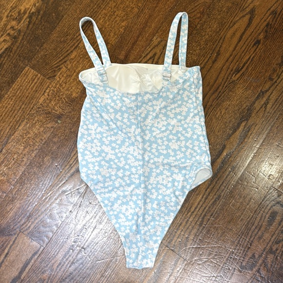 Charlie Holiday | Swim | Charlie Holiday Darcy Baby Blue Floral Print ...